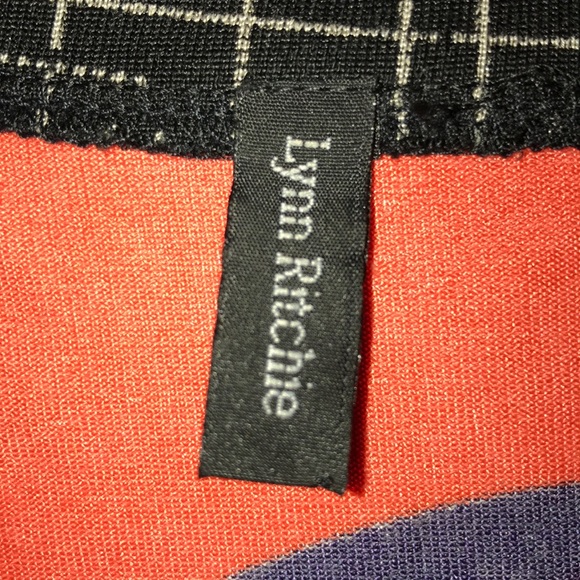 Lynn Ritchie | Tops | Lynn Ritchie Top Multi Color Artistic Top M ...